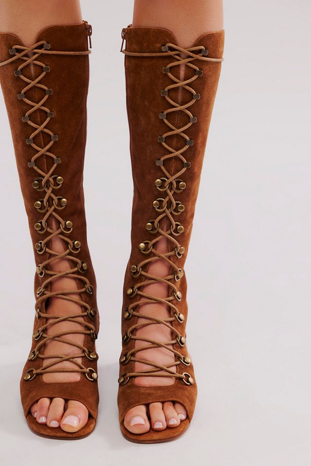 Hera Peep Toe Boots | Free People