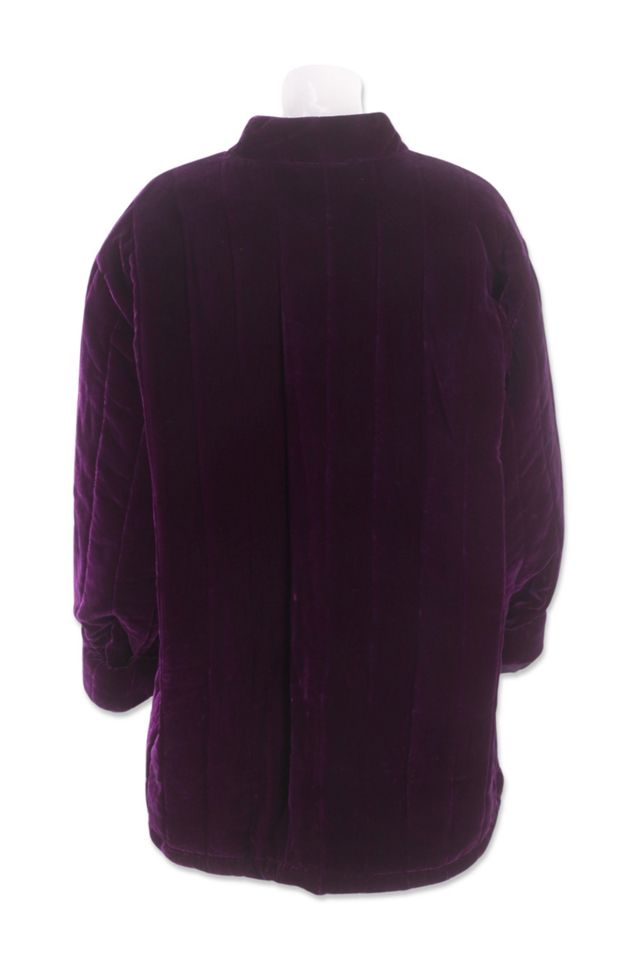 1990s Purple Velvet Padded Chore Coat Selected By Ritual Vintage | Free ...