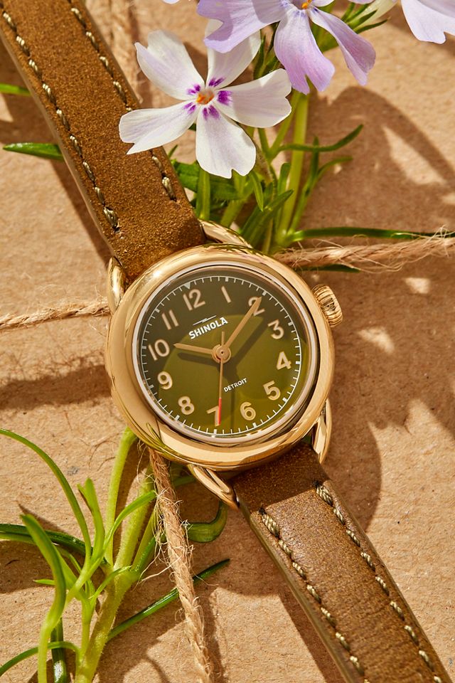 Shinola Roundabout Olive Watch | Free People