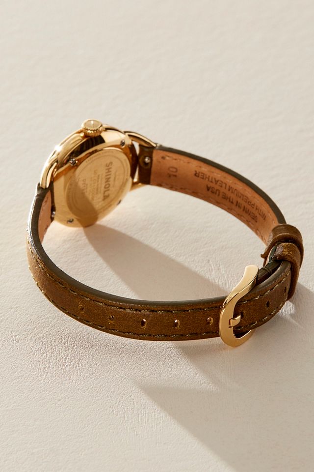 Shinola Roundabout Olive Watch | Free People