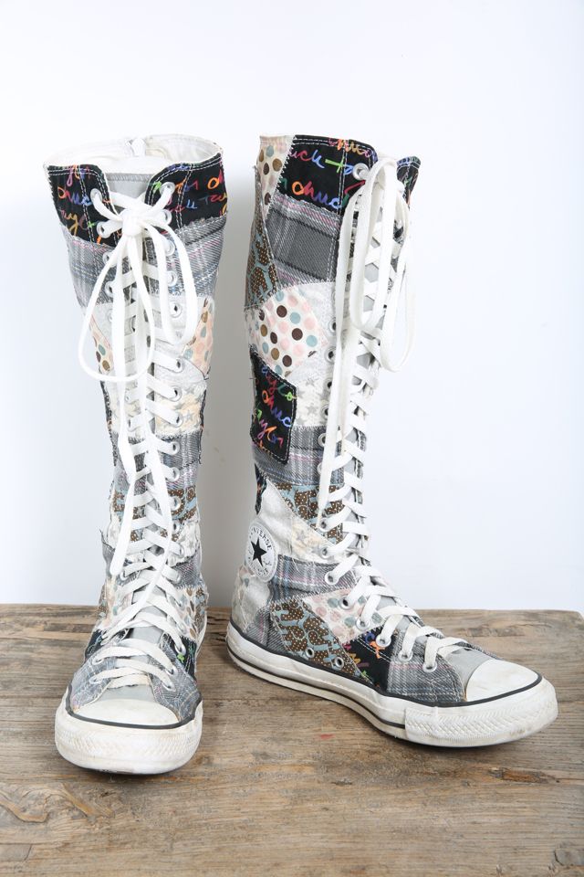 Chuck Taylor Converse All Stars Multi Color Patchwork Boots Selected by ...