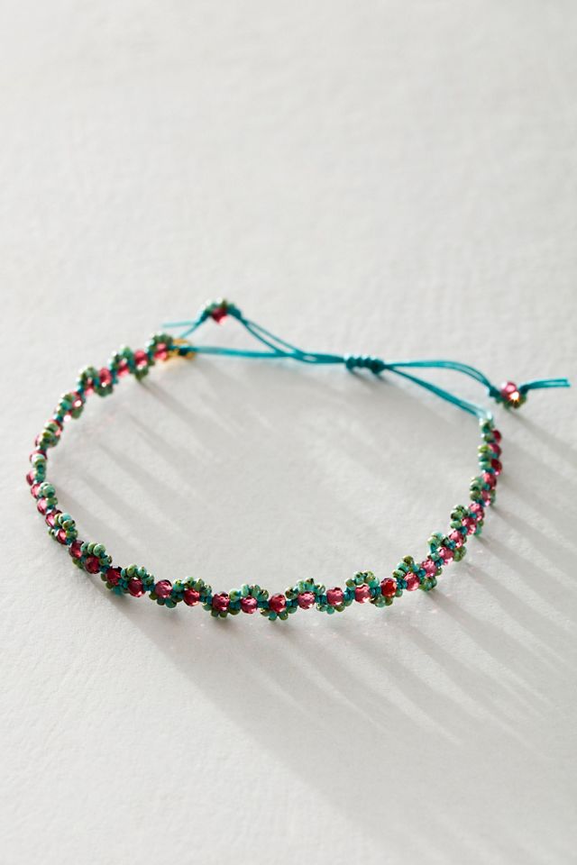Handmade Beaded Wave Bracelet | Free People