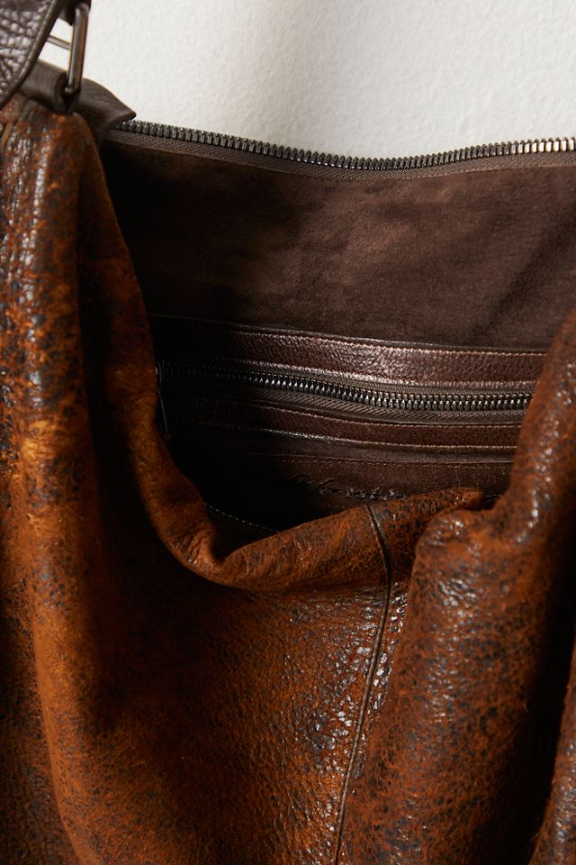 Orizzonte Distressed Leather Bag | Free People