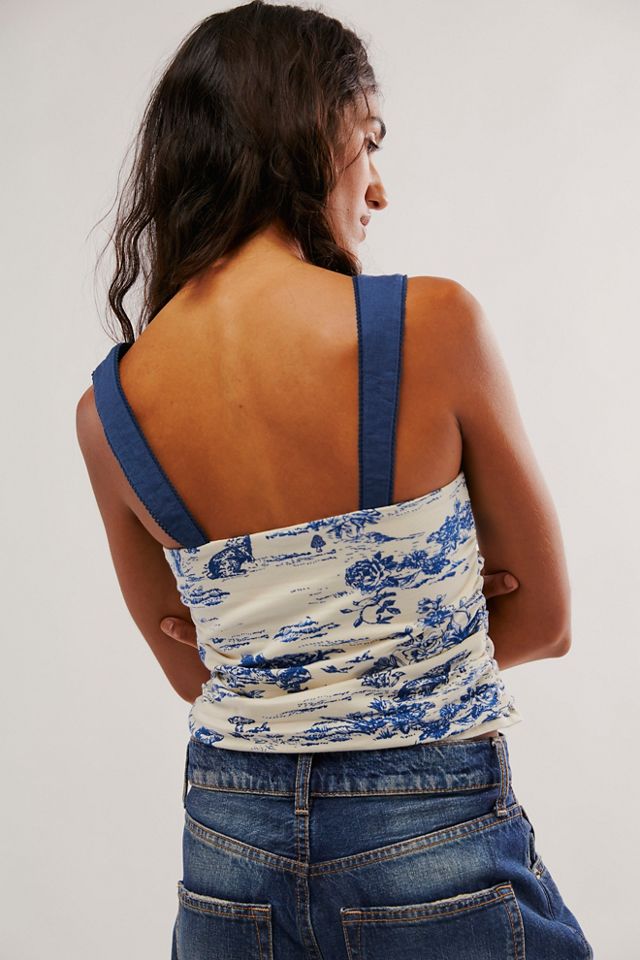2 Tone Printed Tank | Free People