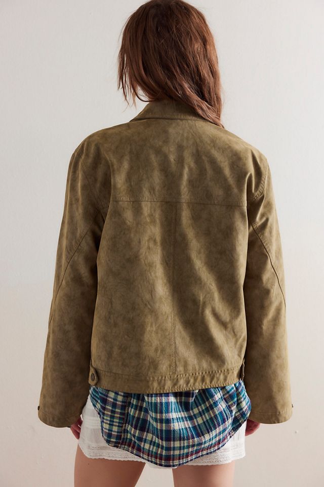 We The Free Blair Vegan Suede Jacket | Free People UK