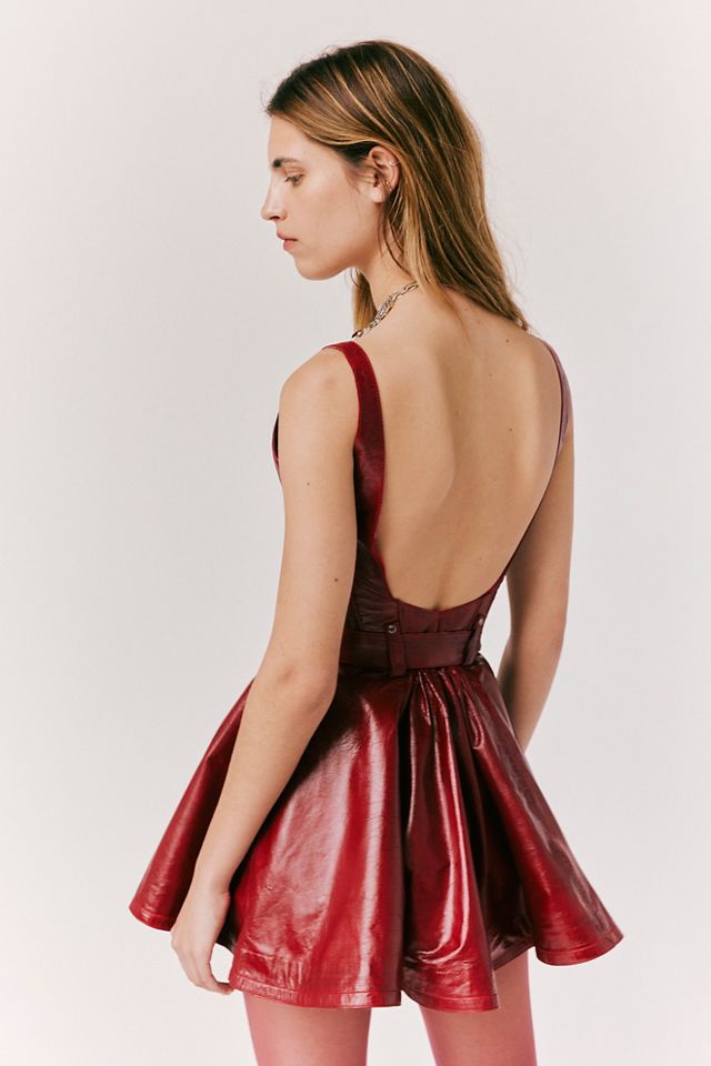 Understated Leather Moto Girl Dress | Free People