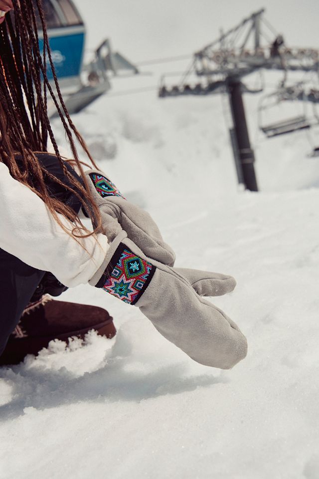 Astis Beaded Mittens | Free People