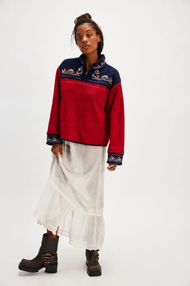 Found Pahari Floral Embroidered Pullover | Free People UK