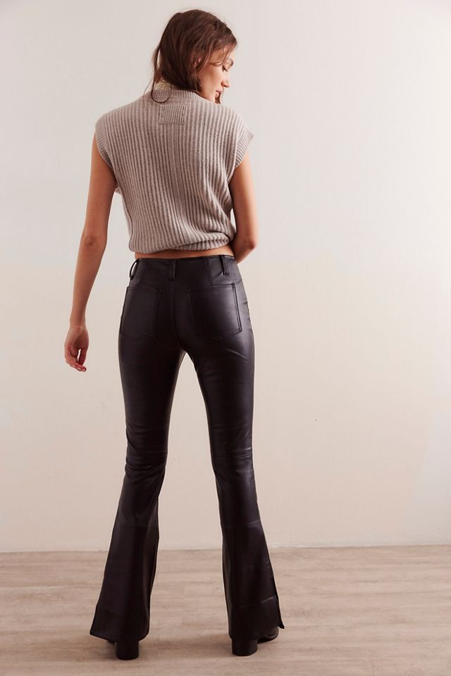 We The Free Level Up Vegan Slit Slim Flare Jeans | Free People UK