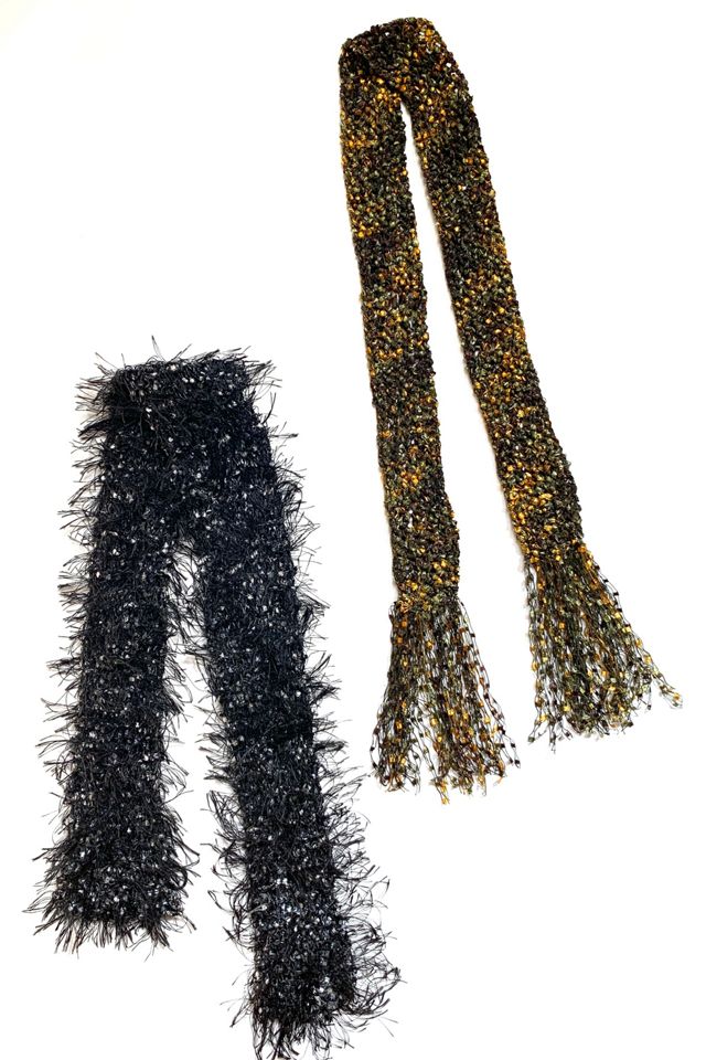 Vintage Y2K Skinny Scarf Selected by SharpLilTeeth | Free People