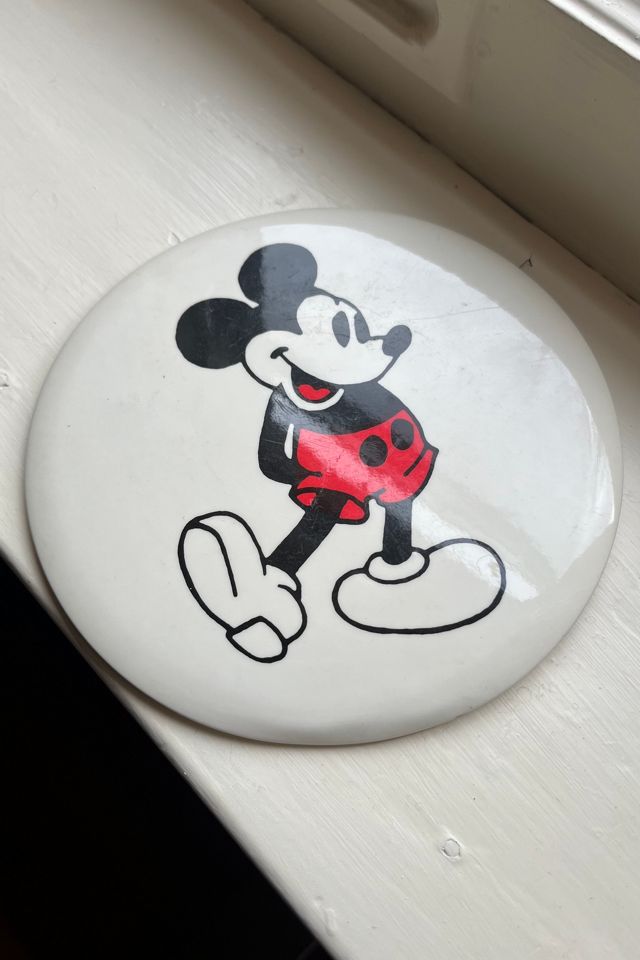 80's Oversized Mickey Button Selected by Wax Plant | Free People