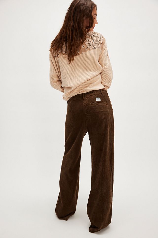 Denimist Teri Wide Leg Cord Jeans Free People