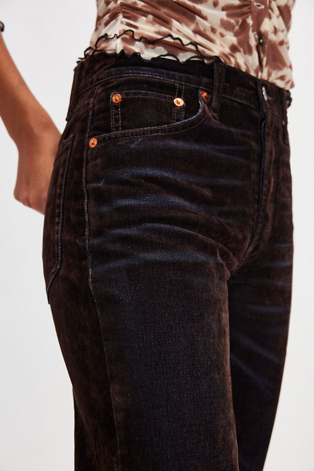 RE/DONE 90s Flocked High-Rise Loose Jeans | Free People UK