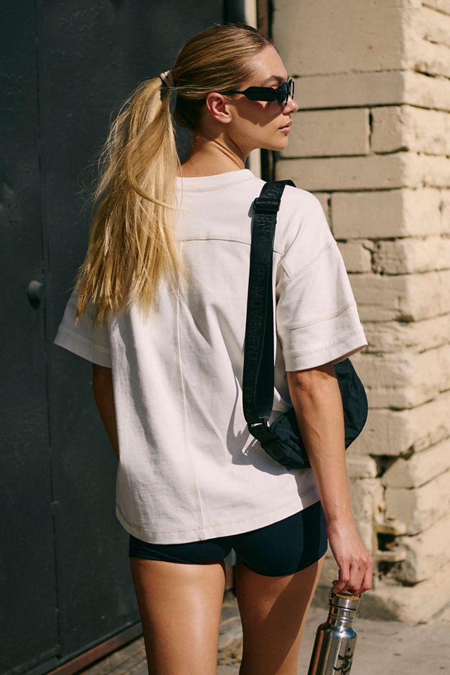 Post Up High V Neck Tee Free People