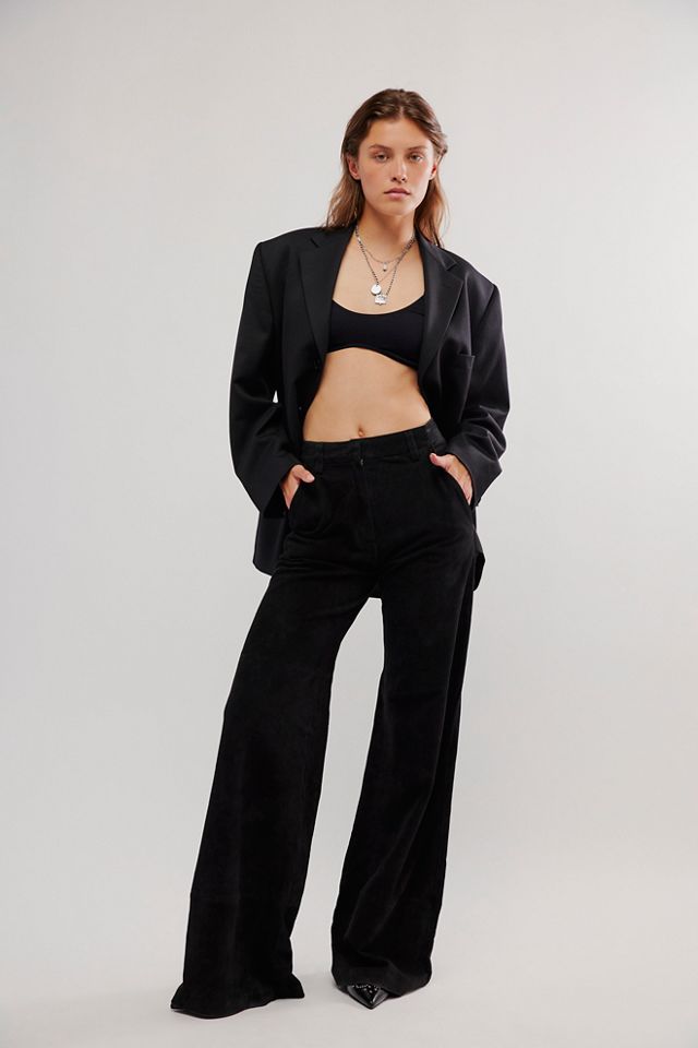 Understated Leather Dream Trousers | Free People UK