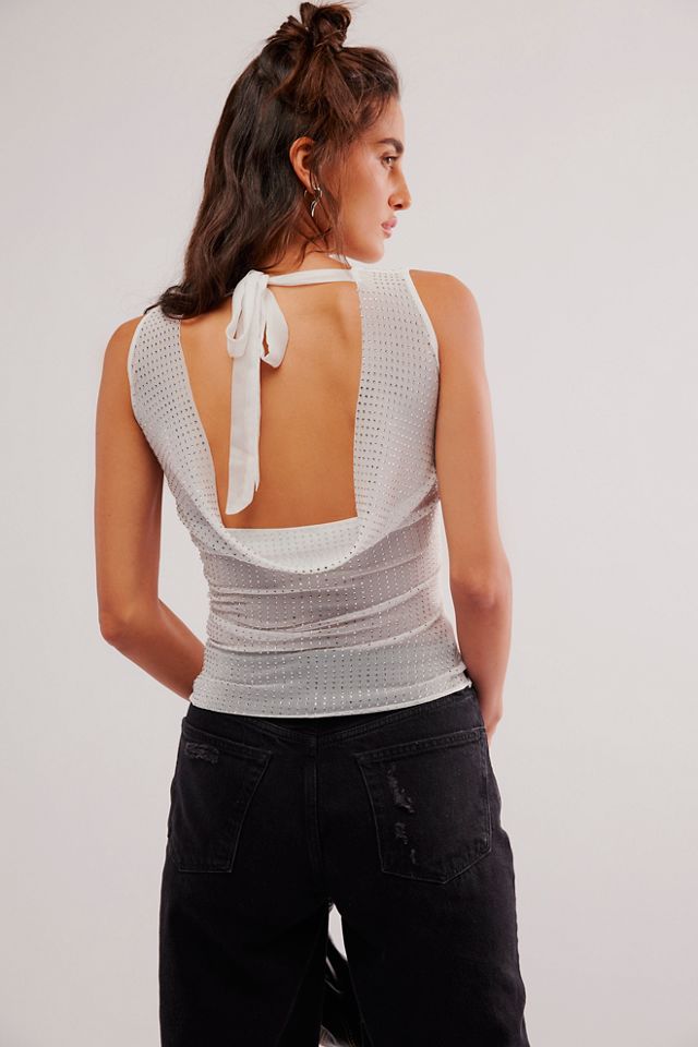 Mesha Rhinestone Top | Free People