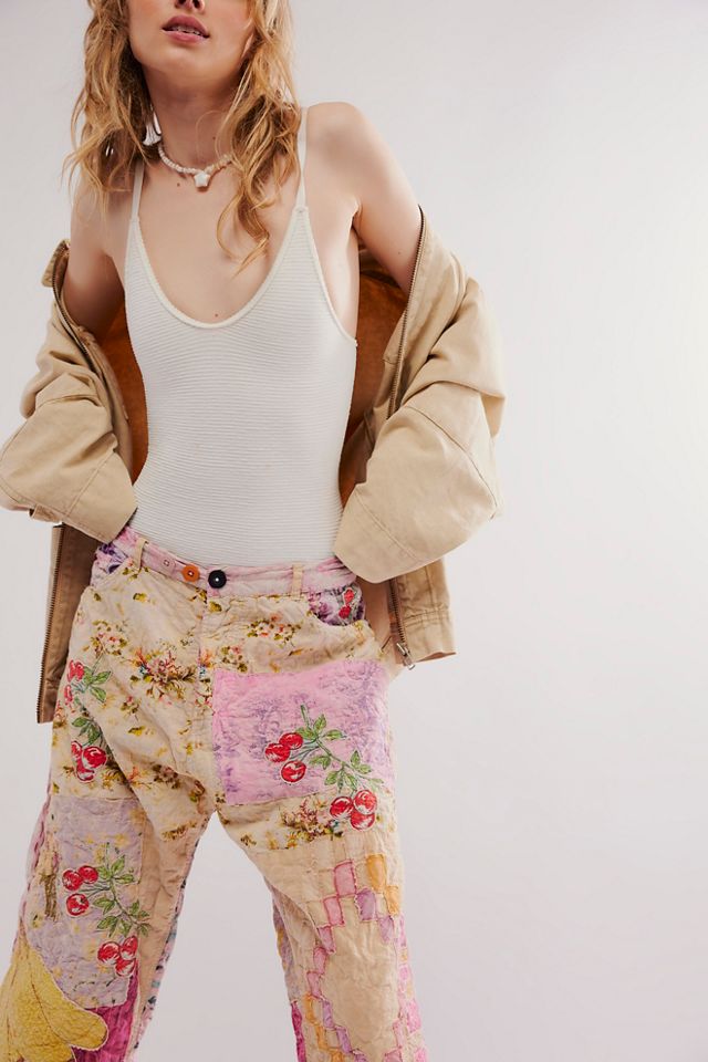 Magnolia Pearl Patched Pants | Free People