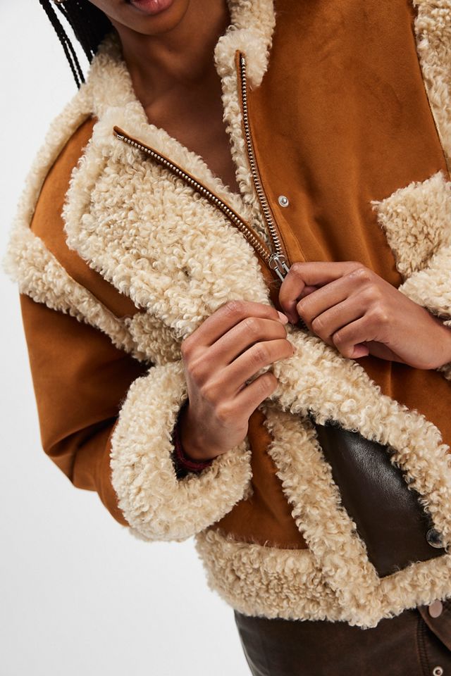 Stand Studio Coco Shearling Jacket | Free People