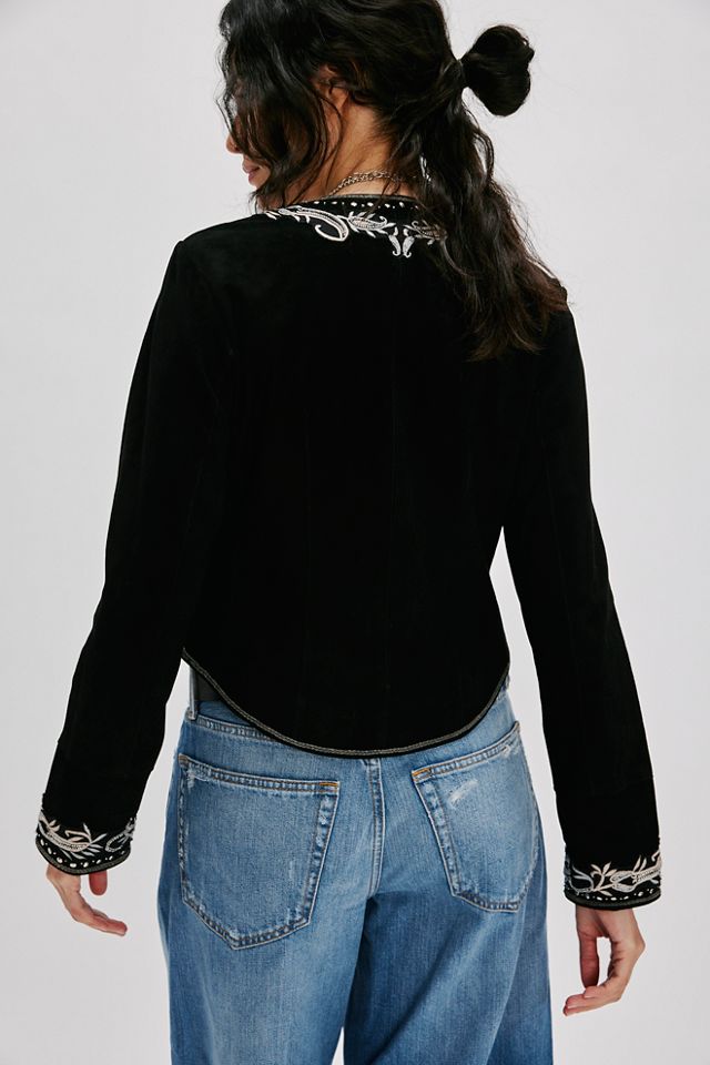 Nigel Preston Collarless Edge To Edge Jacket | Free People