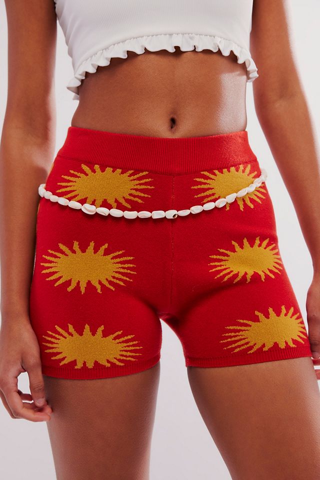 Red Sun Shorts | Free People UK
