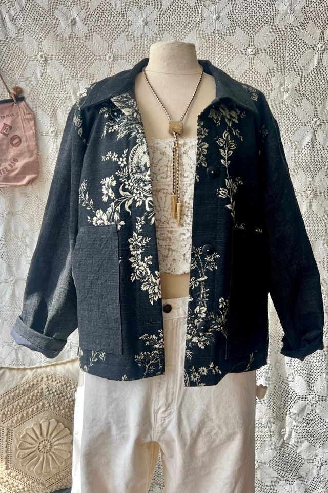 The Highlands Foundry Black Toile + Denim Utility Jacket | Free People