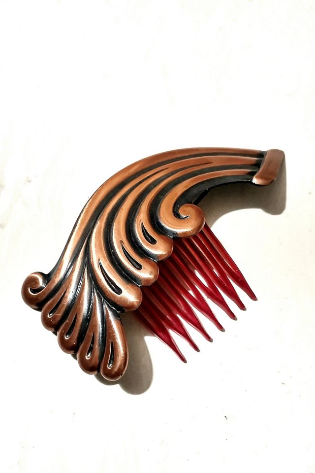 1950's Copper Hair Comb Selected by Garbage Soup | Free People