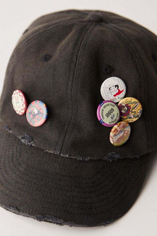 Found Distressed Pin Cap | Free People