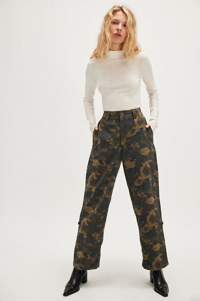 Cleo Camo Chino Pants | Free People UK