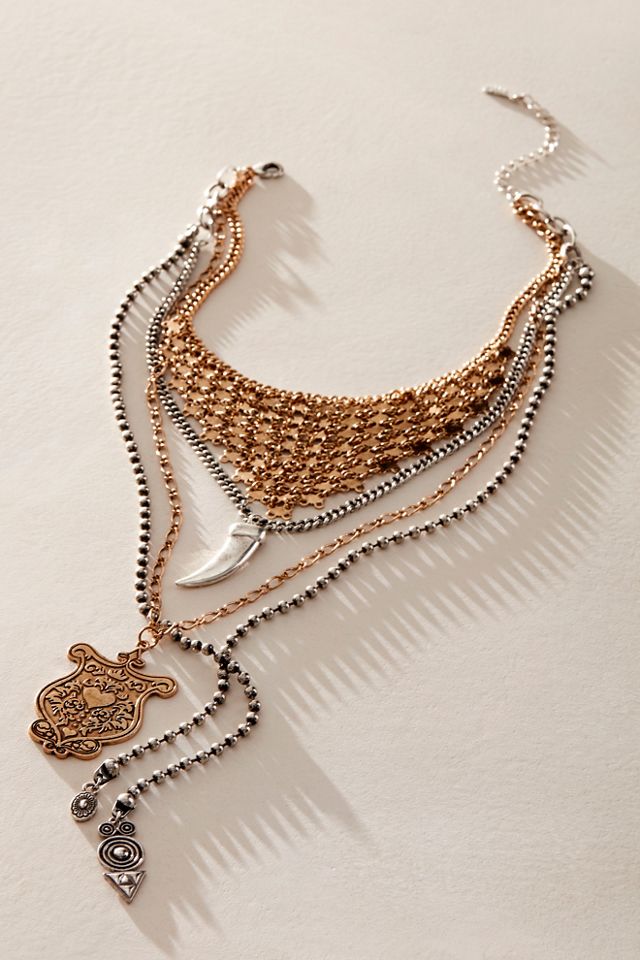 Sage Extreme Layer Necklace | Free People