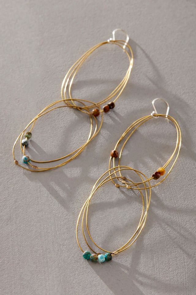 Eric Silva Tigers Eye Hoops | Free People