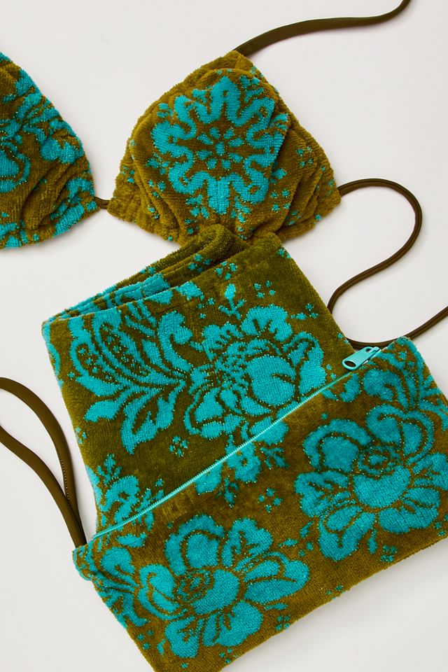 FP Vintage Reworked Terry Bikini Set | Free People