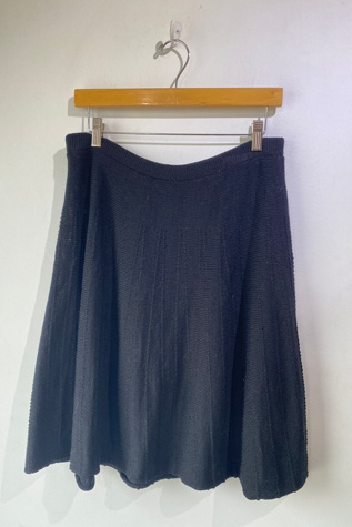Vintage Black Knit Skirt Selected by The Curatorial Dept. | Free People