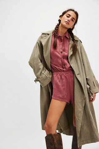 We The Free Carson Washed Romper | Free People