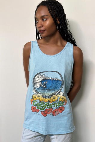 Vintage 1970's California Surf Tank Top Selected By Afterlife Boutique ...