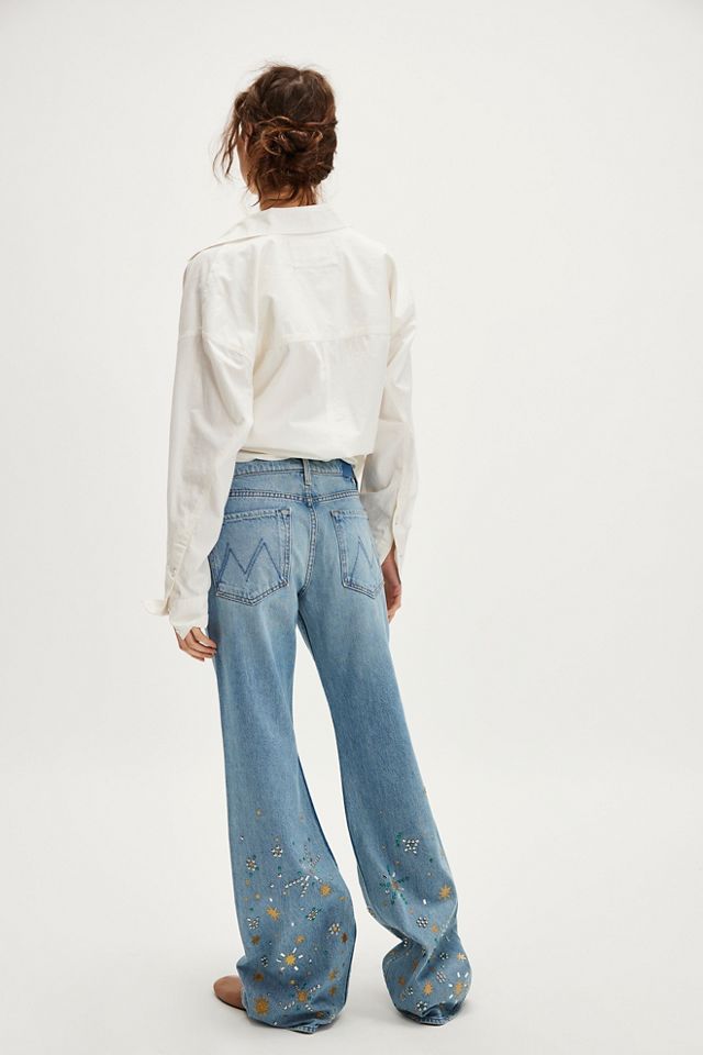 MOTHER The Bookie Heel Gemstone Jeans | Free People