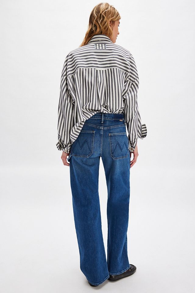 MOTHER The Lasso Utility Sneak Jeans | Free People UK