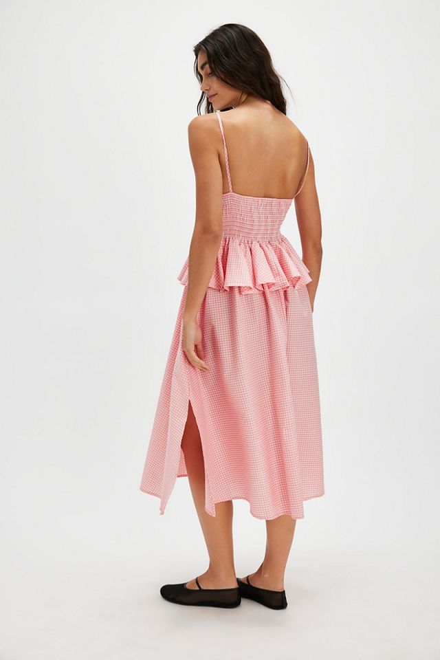 Et Tigre Una Gingham Midi Dress | Free People UK