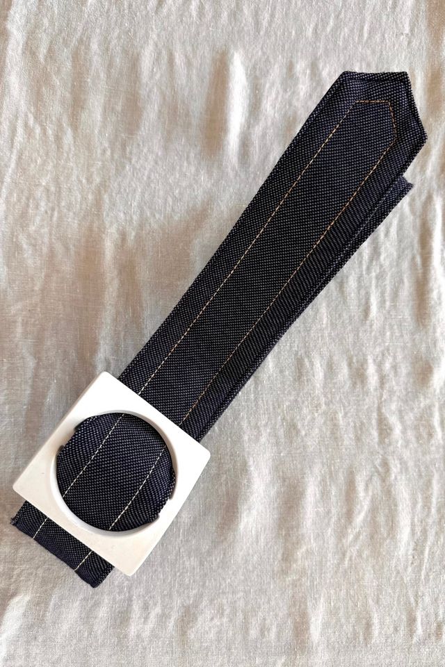 Vintage Mod Belt with White Buckle Selected by KA.TL.AK | Free People