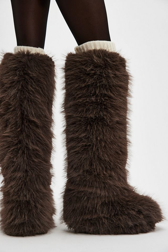 Wild Thing Faux Fur Boots | Free People