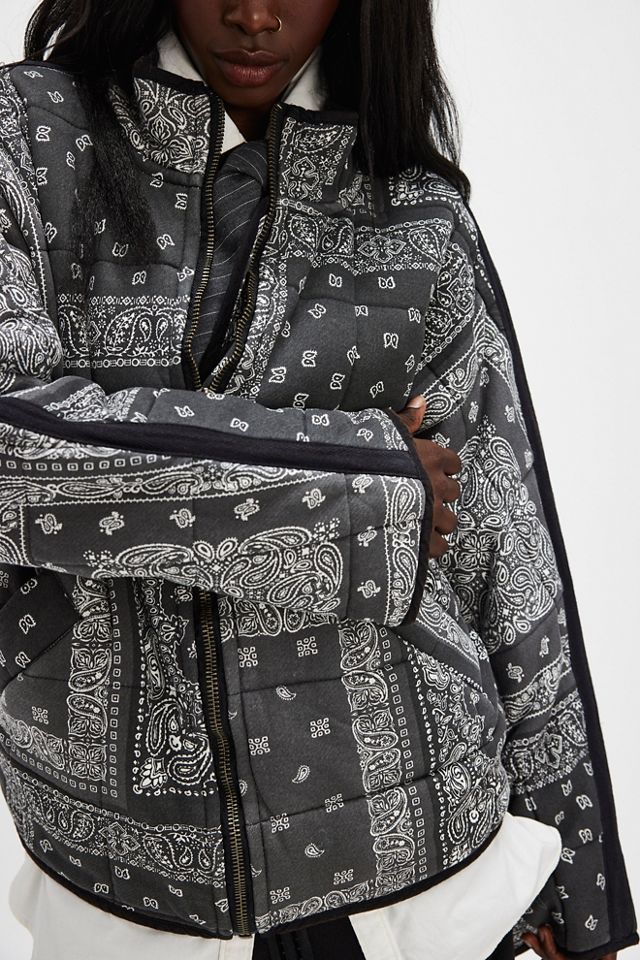 Printed Dolman Quilted Knit Jacket | Free People