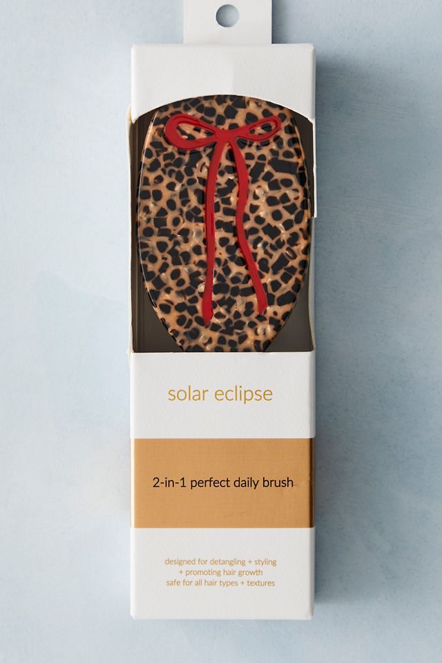 Solar Eclipse Hand-Painted Acetate 2-in-1 Brush | Free People UK