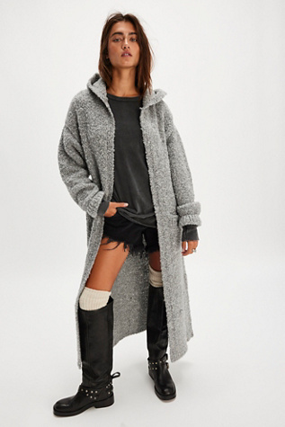 Obi Boucle Long Cardi | Free People
