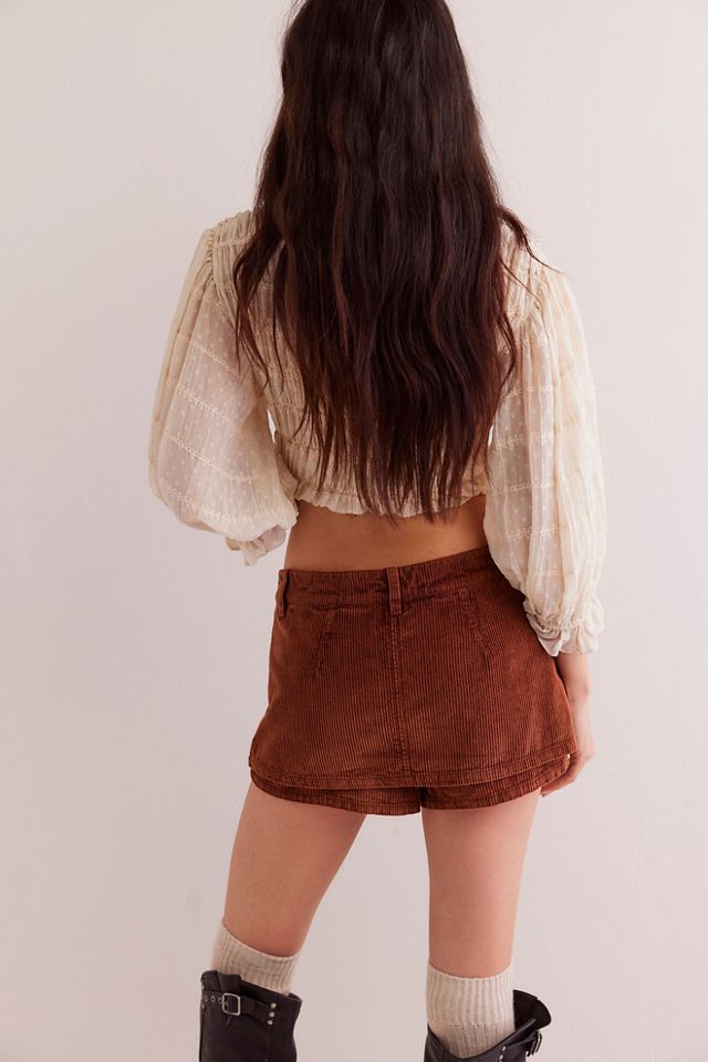 We The Free Jupe-short en velours côtelé Gallivanting | Free People FR