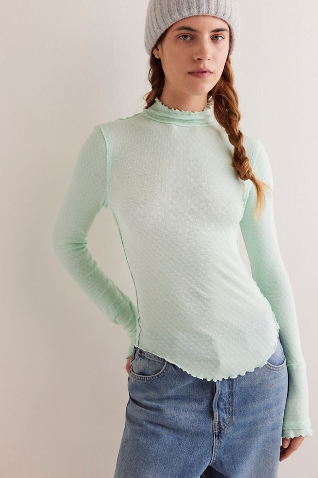 We The Free Sara Pointelle Turtleneck | Free People UK