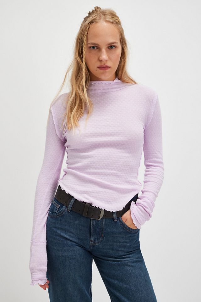 We The Free Sara Pointelle Turtleneck | Free People