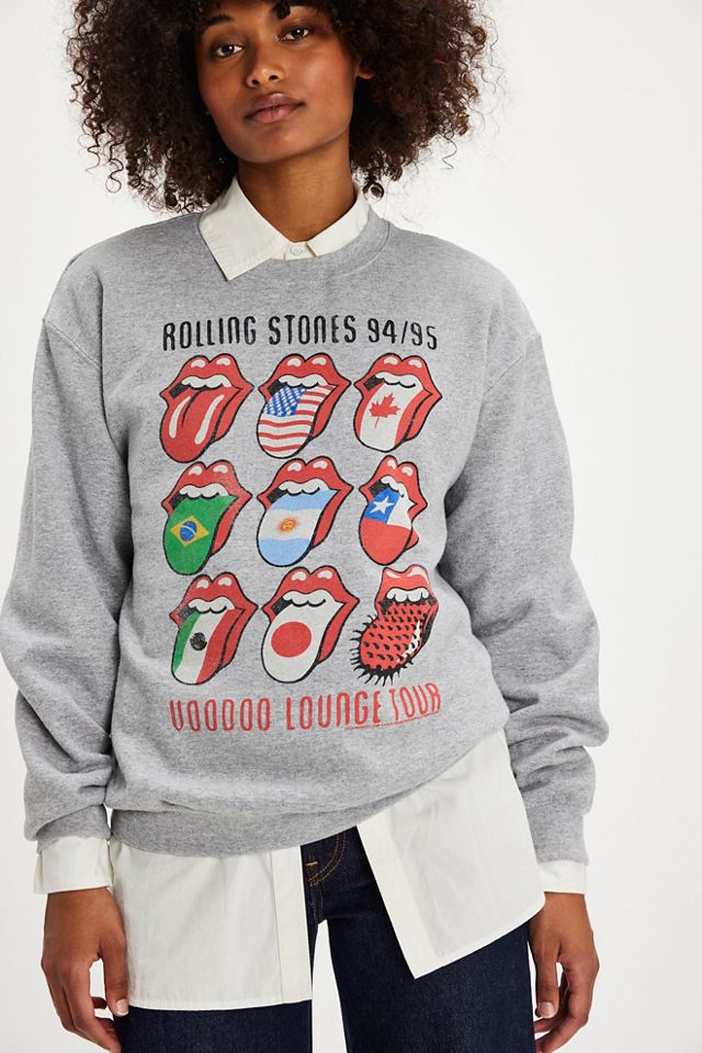 Junk Food Rolling Stones Voodoo Lounge Crewneck | Free People UK
