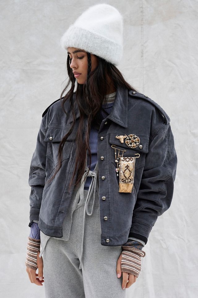 We The Free Officer Velvet Jacket | Free People
