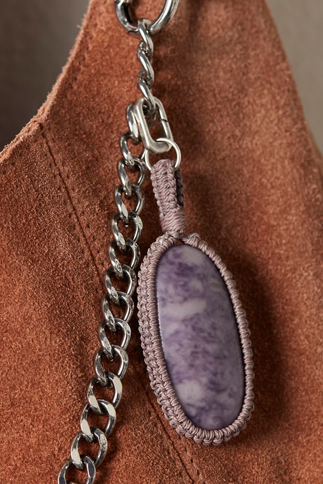 Wrapped Stone Bag Charm | Free People UK