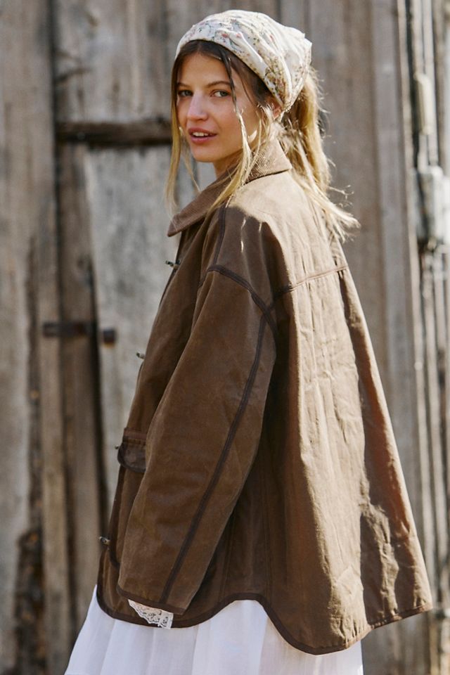 We The Free Heritage Wax Duffle Coat | Free People UK