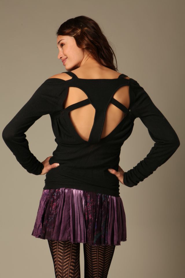 Cut Out Back Sweater | Free People